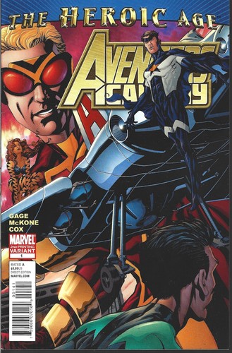 AVENGERS ACADEMY #1 2ND PRINT VARIANT COVER (FN/VF) 1ST APPEARANCE ...