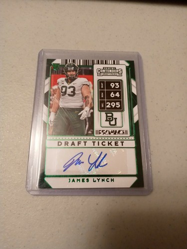 2020 JAMES LYNCH Panini Contenders College Ticket AUTO AUTOGRAPH #93 ...