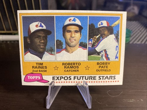 1981 Topps - Future Stars Tim Raines, Bobby Ramos, Bob Pate #479 (RC ...