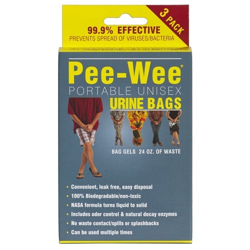Pee-Wee by Cleanwaste Unisex Urine Bags-50 3-Packs (D577PW350) | eBay