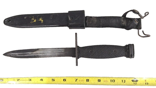 Vintage COLT'S 62316 M10 MFG 74846 COMBAT BAYONET Knife WITH SHEATH | eBay
