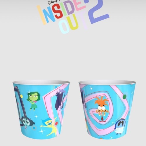 Inside Out disney EXCLUSIVE bucket 2024 IMPORT HTF 3d Latin Tin Popcorn ...