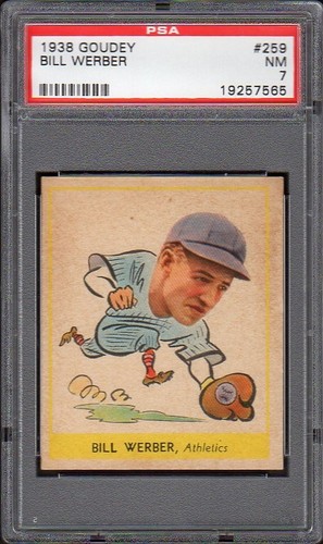 1938 Goudey #259 Billy Werber Athletics PSA 7 NM 19257565 | eBay