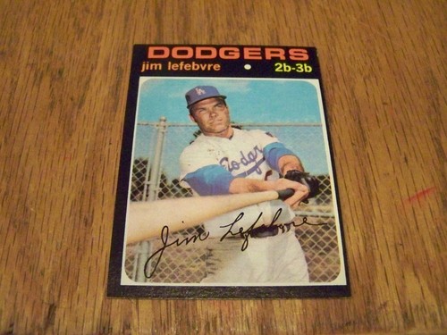 JIM LEFEBVRE 1971 TOPPS BASEBALL CARD #459 | eBay