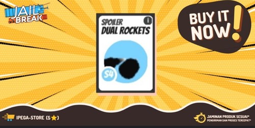 DUAL ROCKETS SPOILER Roblox Jailbreak 💎CLEAN • FAST DELIVERY⚡ | eBay