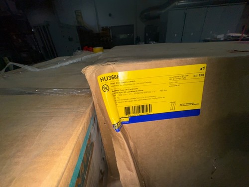 New Square D HU366R 600 Amp 600v 3 phase Non-Fused 3R Safety Switch ...
