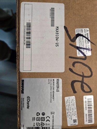 Shure Microflex® Advance™ Beamforming Ceiling Array Microphone, | eBay