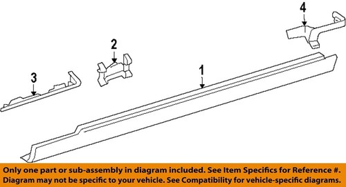 MERCEDES OEM 03-09 E320 Exterior-Rocker Molding Clip 2119880578 | eBay