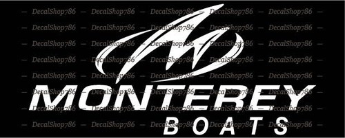 Monterey Boats - Outdoor Sports - Vinyl Die-Cut Peel N' Stick Decals ...