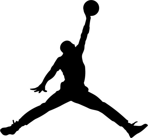 Air Jordan Jumpman Logo 4" VINYL DECAL Michael Jordans MJ 23 Die Cut ...