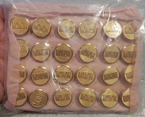 Monon Railroad Uniform Buttons - Small Gold - TWO Dozen - Circa 1920 | eBay