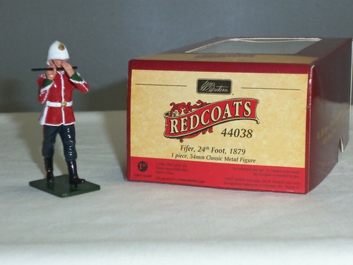 BRITAINS 44038 REDCOATS BRITISH 24TH FOOT FIFER ZULU WAR 1879 METAL TOY ...