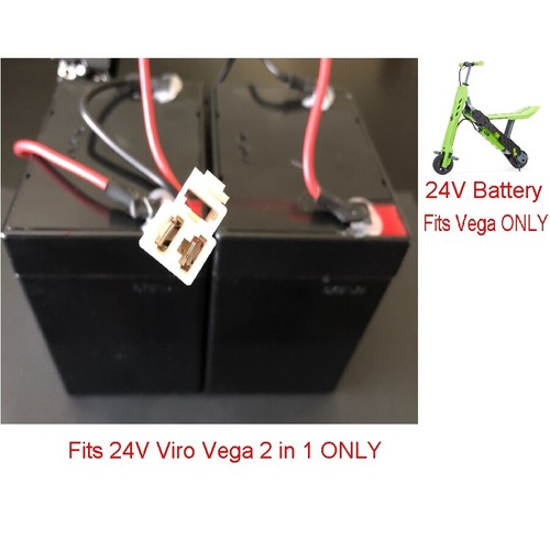 24v New Battery w Special Connector for Viro Vega 2 in 1 Electric ...