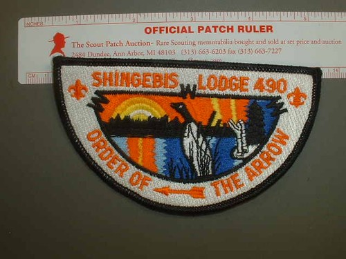 Boy Scout OA 490 Shingebis flap 5330K | eBay