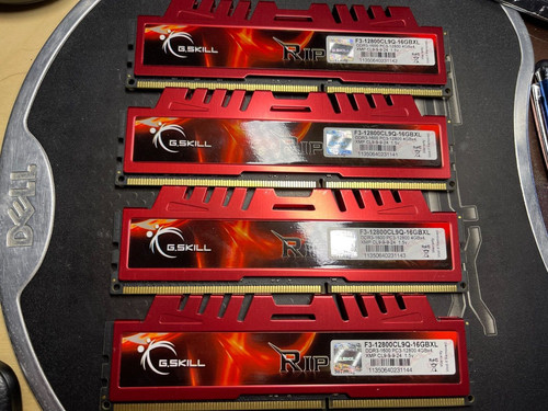 G. SKILL 16GB KIT PC3-12800 (DDR3-1600) 4GBx4 UDIMM 1600 PC3-12800 DDR3 ...