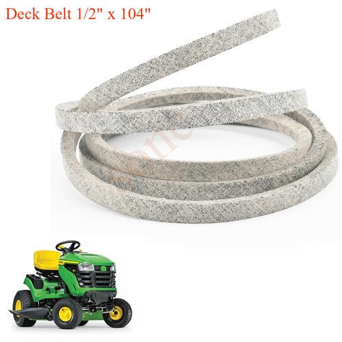 Deck Belt 1/2" x 104" Fits John Deere L100, L125, S100, S110, S120 ...