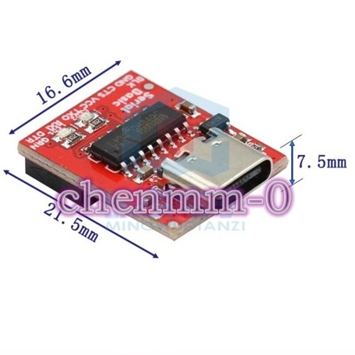 1PCS Type-C USB-to-TTL serial CH340C MCU download and brush line#YT | eBay
