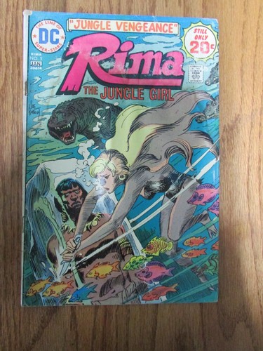 COMIC BOOK - DC COMICS - RIMA THE JUNGLE GIRL NO 5 JN 1974/75 | eBay