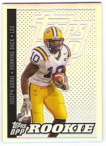 JOSEPH ADDAI ROOKIE REFRACTOR 2006 TOPPS DPP 172 INDIANAPOLIS COLTS LSU ...