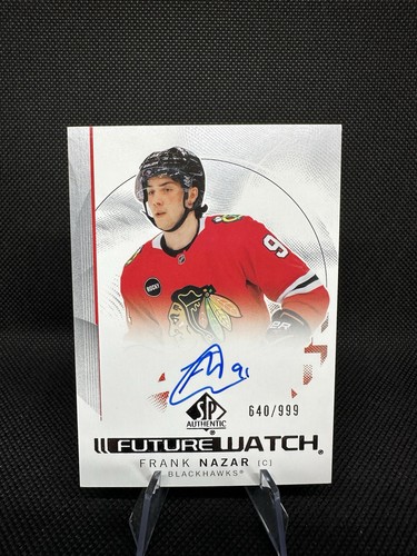 2024-25 SP Authentic #138 Frank Nazar Future Watch 640/999 ROOKIE AUTO ...