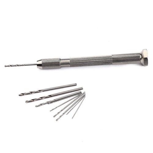 Precision Pin Vise Twist Drill Manual Hand for Metal Hobby Tools Vice ...