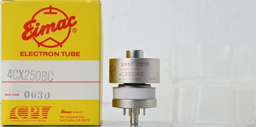 4CX250B C Eimac NEW NOS Ham Radio Transmitting Power Tube | eBay