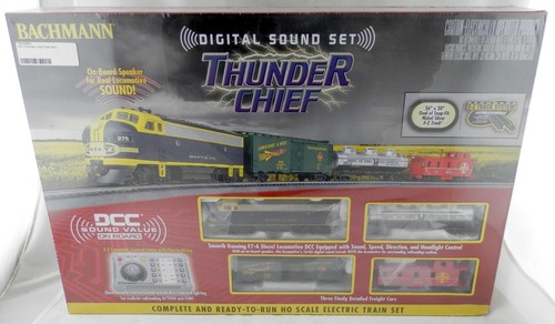 HO Scale Thunder Chief Train Set w/DCC & Digital Sound - Bachmann ...