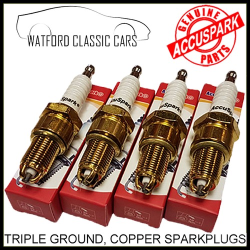 VW T2 air cooled Accuspark triple ground,copper spark plugs AV86C ...