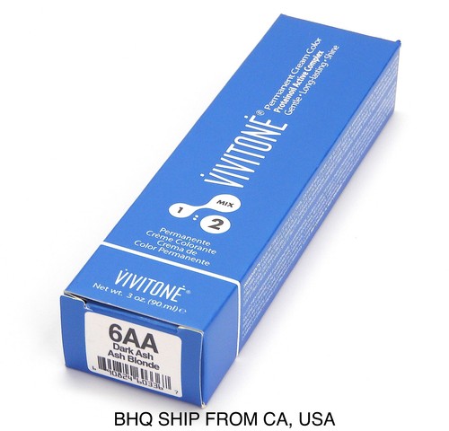 VIVITONE PERMANENT HAIR COLOR - 6AA DARK ASH ASH BLONDE | eBay