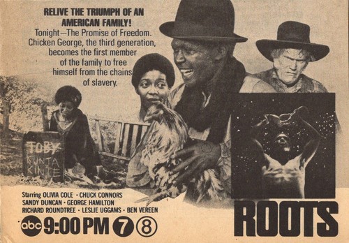 1978 ABC TV AD / ROOTS SERIES / CHUCK CONNERS / BEN VEREEN / OLIVIA ...