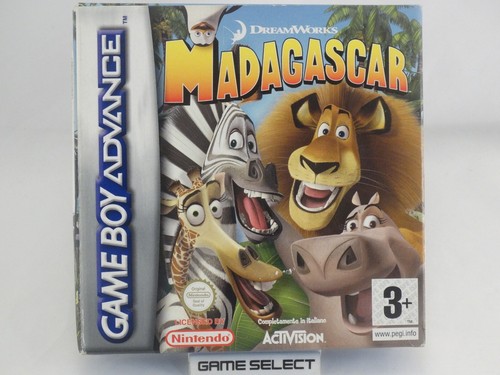 Dreamworks Madagascar Game Boy ADVANCE GBA E DS PAL - Original Complete ...
