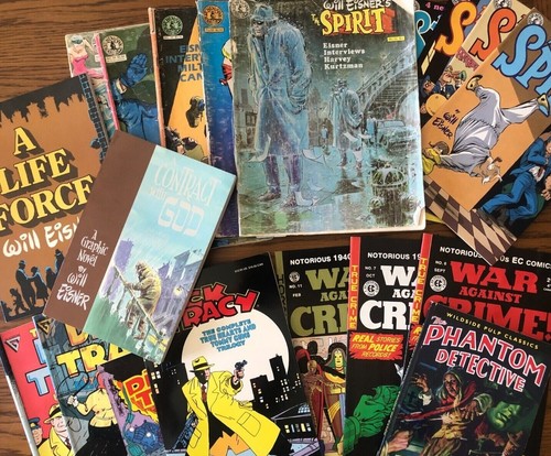 THE SPIRIT, WILL EISNER, DICK TRACY TPB+ LOT! Contract with God, A Life ...