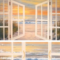 Diane Romanello, "Bay Window Vista I", giclee open ed, 32x24 image | eBay