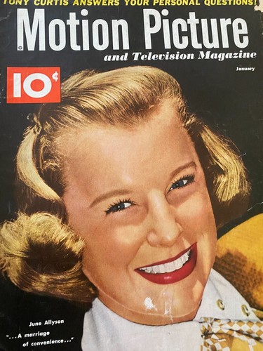June Allyson, Full Page Vintage Magazine COVER Only | eBay