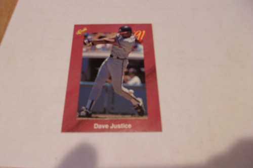 DAVE JUSTICE 1991 CLASSIC BASEBALL CARD | eBay
