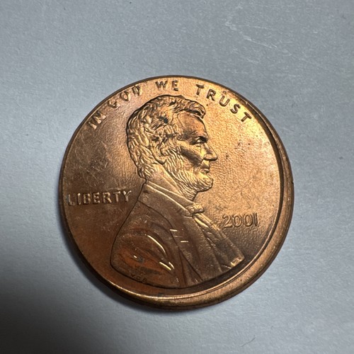 2001 ERROR OFF CENTER Lincoln Cent NICE BU | eBay