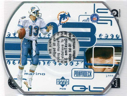 DAN MARINO 1999 UPPER DECK Powerdeck CD-ROM #PD-9 - DOLPHINS | eBay