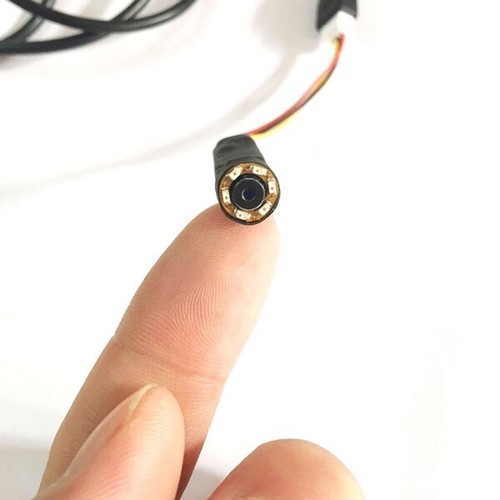Smallest HD 1200tvl mini Audio 6IR Night vision Video Camera for NVR ...