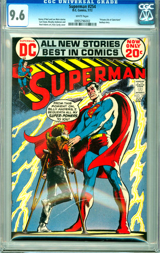 SUPERMAN #254 CGC 9.6 Bronze Age DC COMICS Neal Adams 1972 | eBay