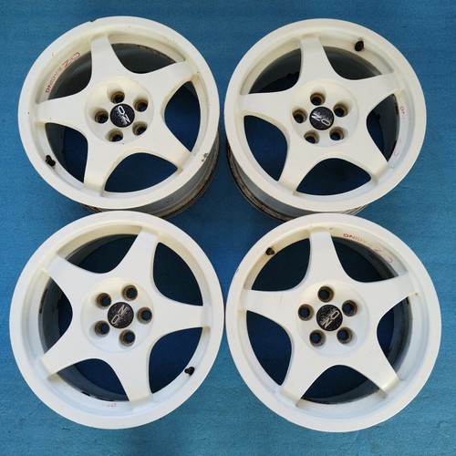 Oz Racing 16 Inch 8J 5 Hole Pcd 100 Offset 38 Used Aluminum Wheel Set ...