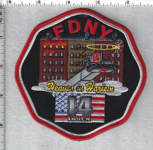 Truck 14 Fire Department Shoulder Patch - Heaven in Harlem | eBay