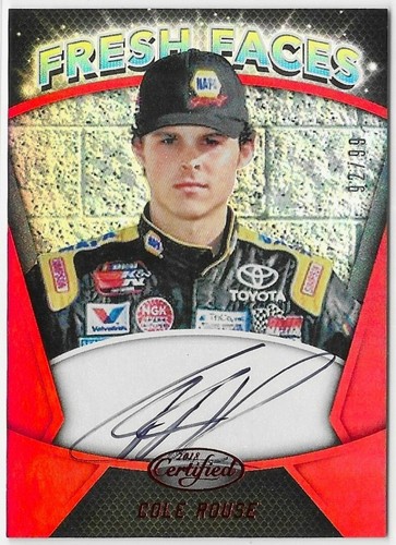 2018 Panini Certified Racing Red Cole Rouse Autograph Card /49 | eBay