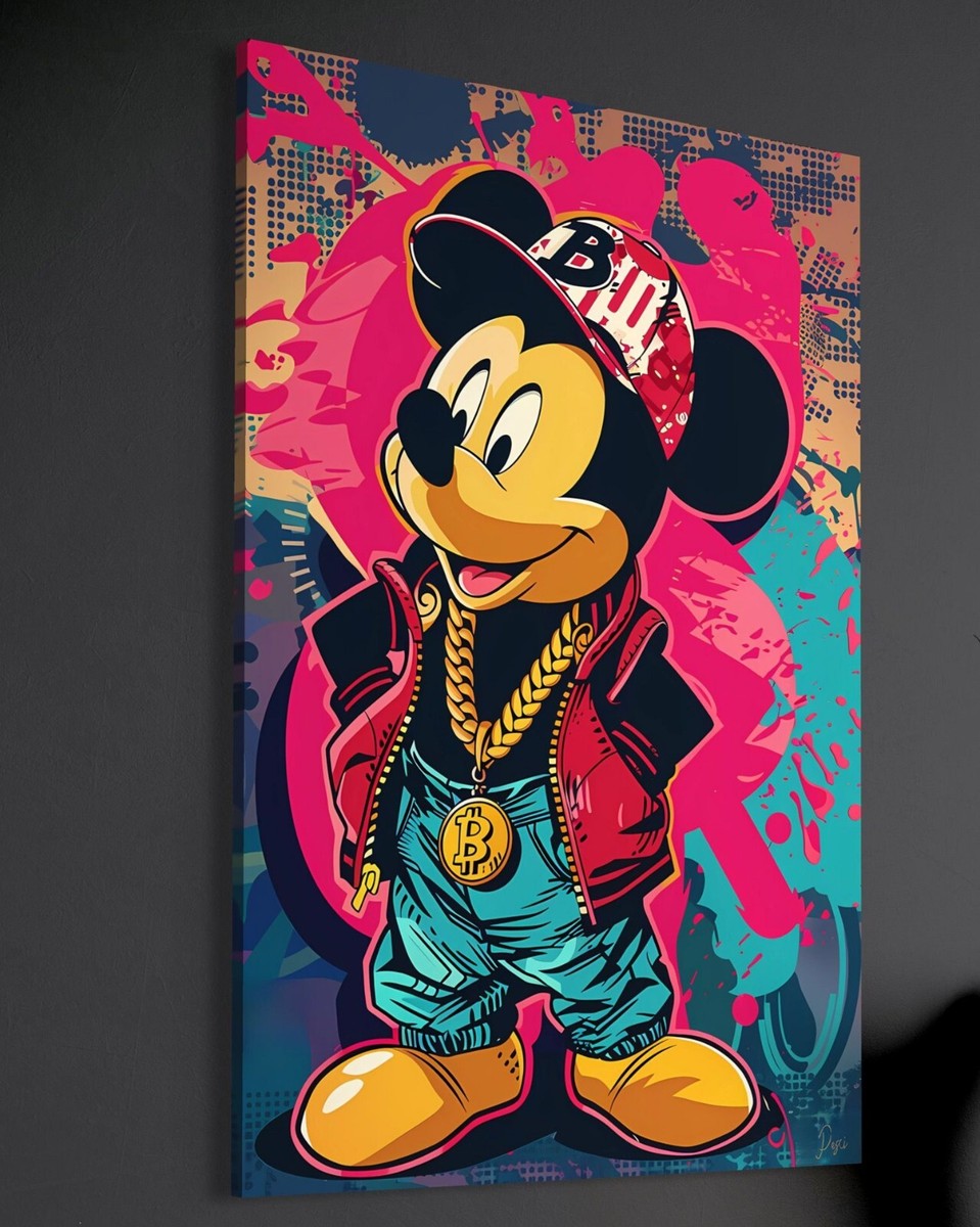 Gangster Mickey Maus Liebe Mickey Mouse Gangsta Etsy