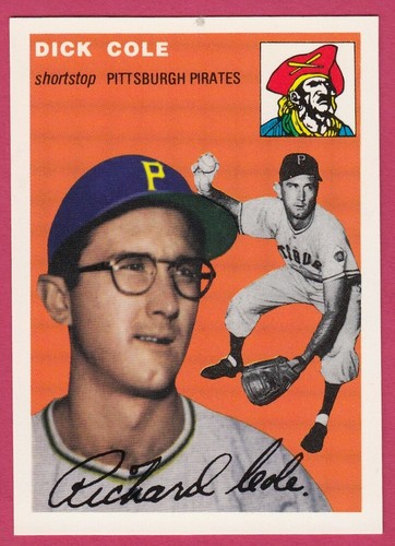 1954 Topps Archives #84 Dick Cole - Pittsburgh Pirates | eBay