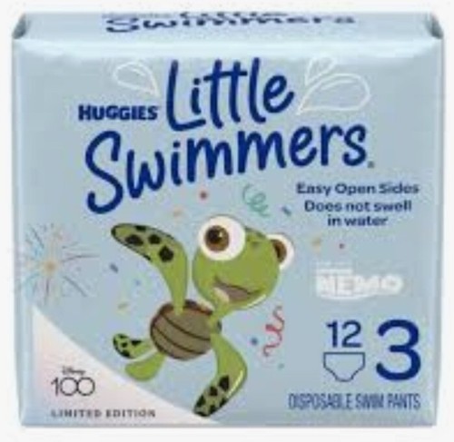 Huggies Little Swimmers Unisex Swim Diaper, Size 3, Squirt (Finding ...