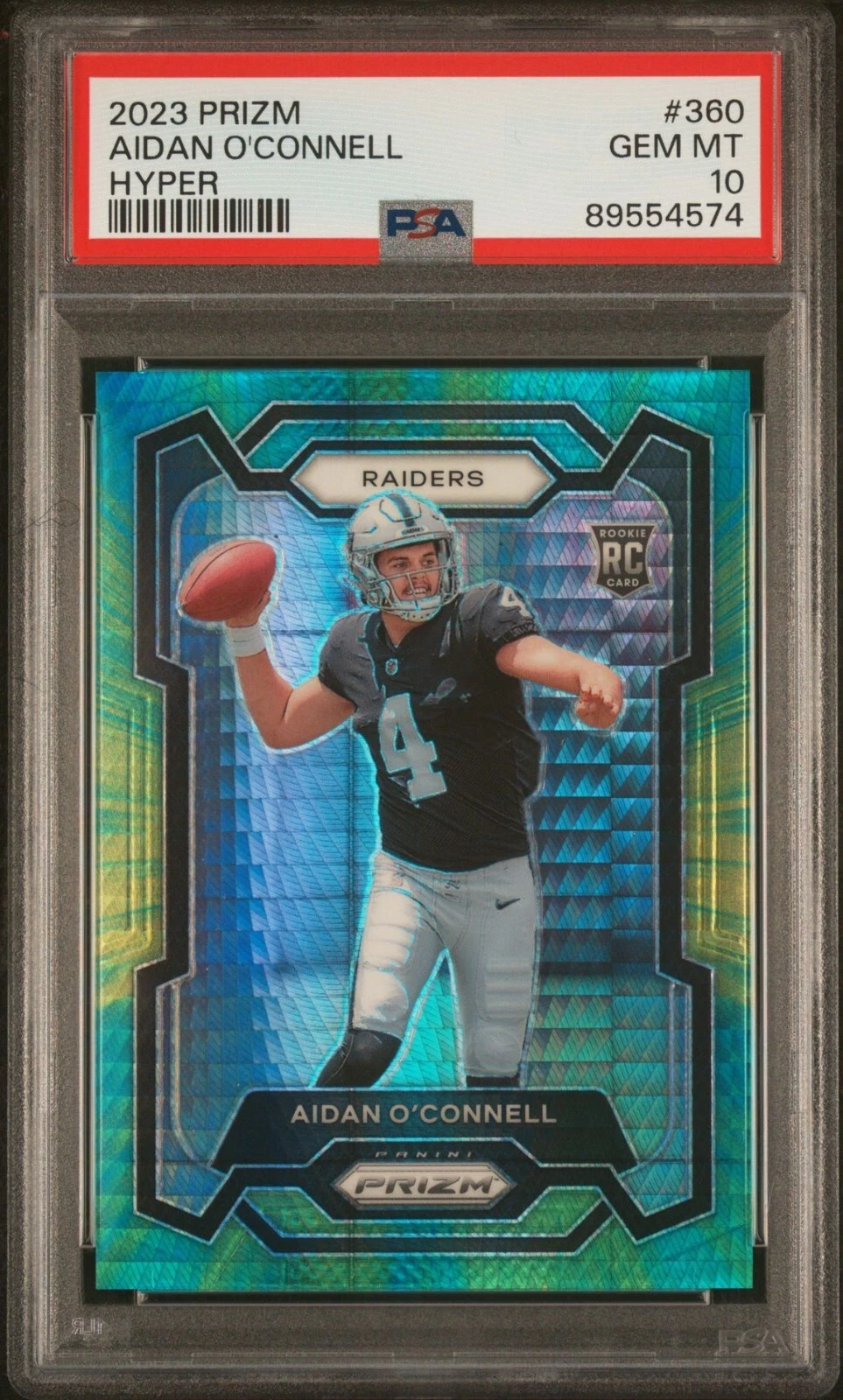 Aidan O'Connell 2023 Prizm #360 Hyper /175 Price Guide - Sports Card ...
