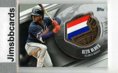 2020 Topps Series 1 Ozzie Albies Global Game Mfg Medallion Card | eBay