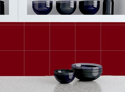 Red Tile Stickers in Floor & Wall Tiles for sale | eBay