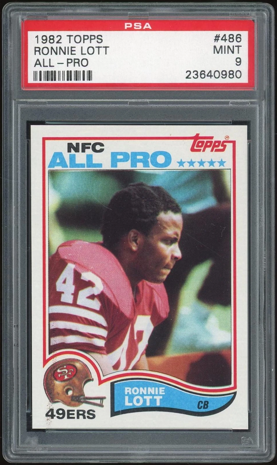 Ronnie Lott 1982 Topps #486 Base Price Guide - Sports Card Investor