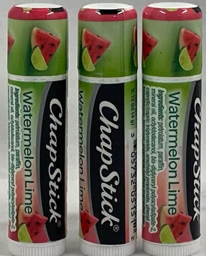 ChapStick Lip Balm Watermelon Lime Lot of 3 Tubes | eBay